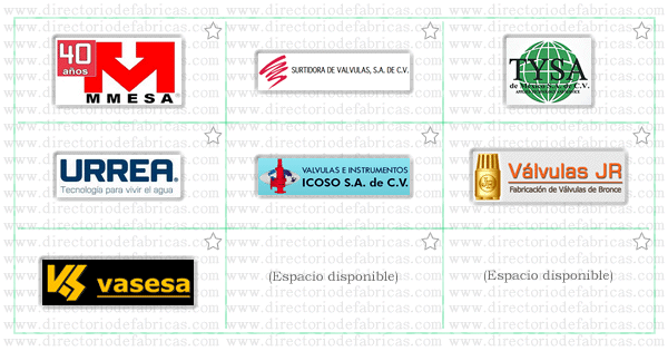 FÁBRICAS DE VÁLVULAS EN MÉXICO